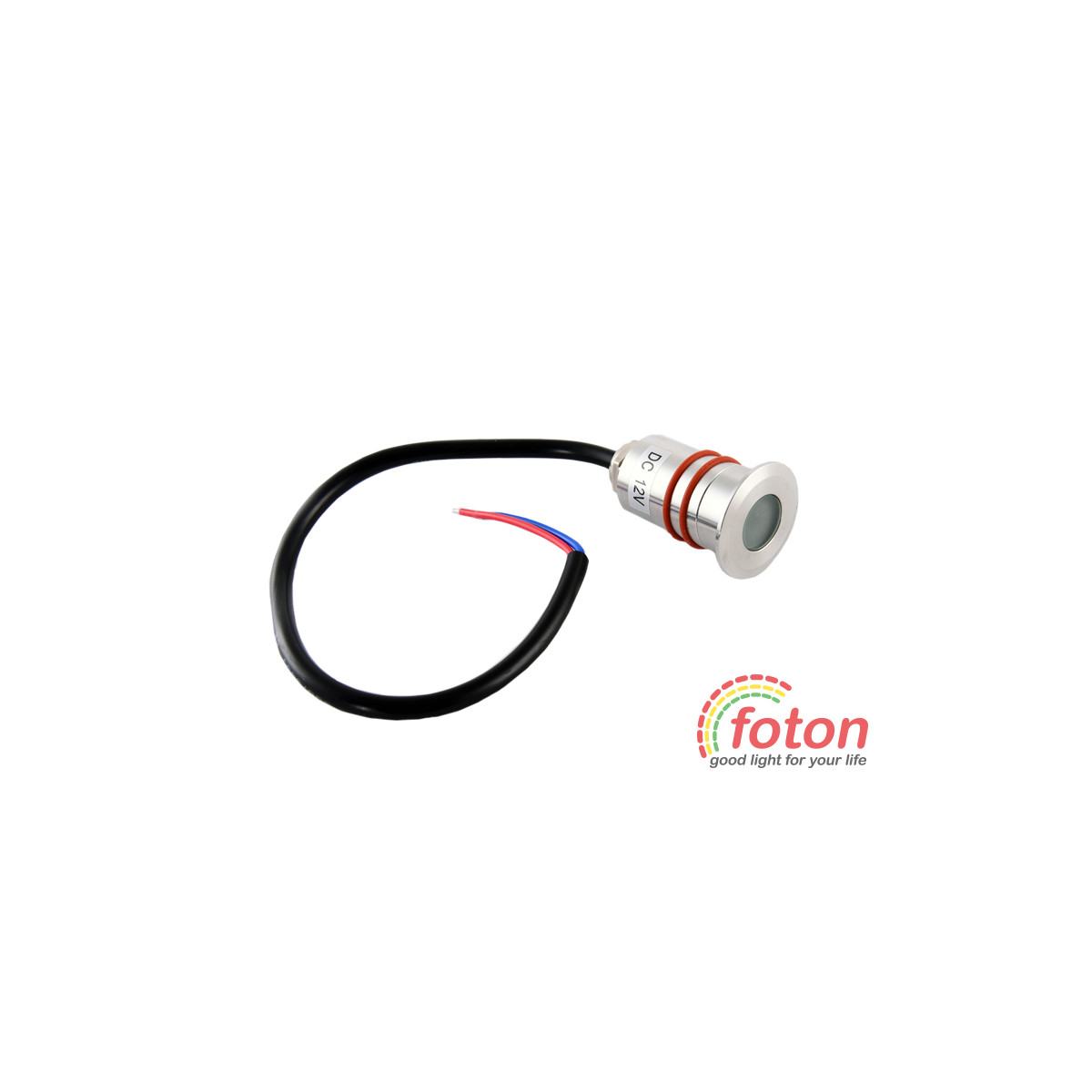 Mini LED Spotlights, round, 1W, 12V, IP65