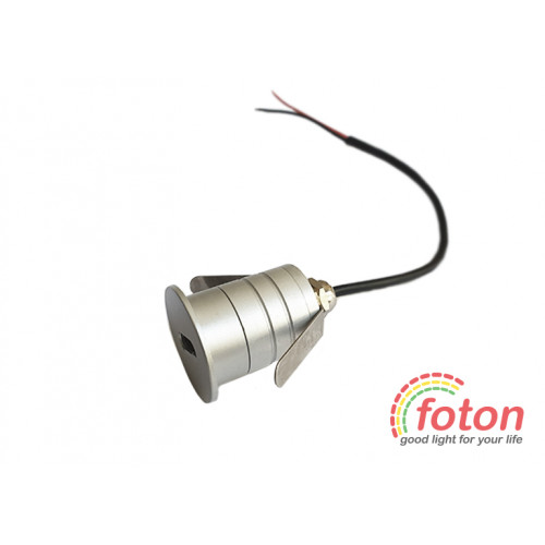 Mini LED Spotlights, round, 1W, 12V, IP65