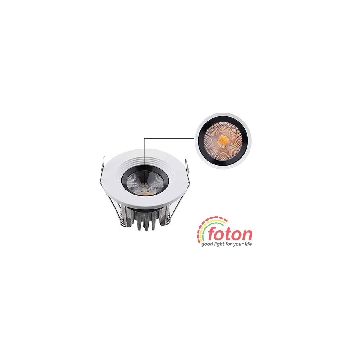 Mini LED Spotlights, round, 3W, driver included
